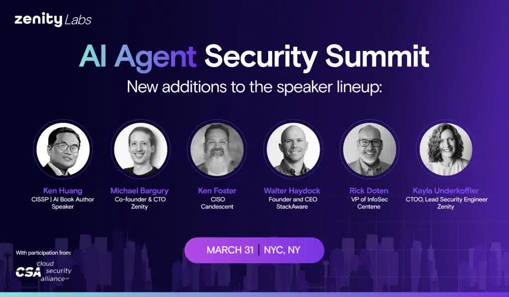Newsroom | Zenity | Secure AI Agents Everywhere