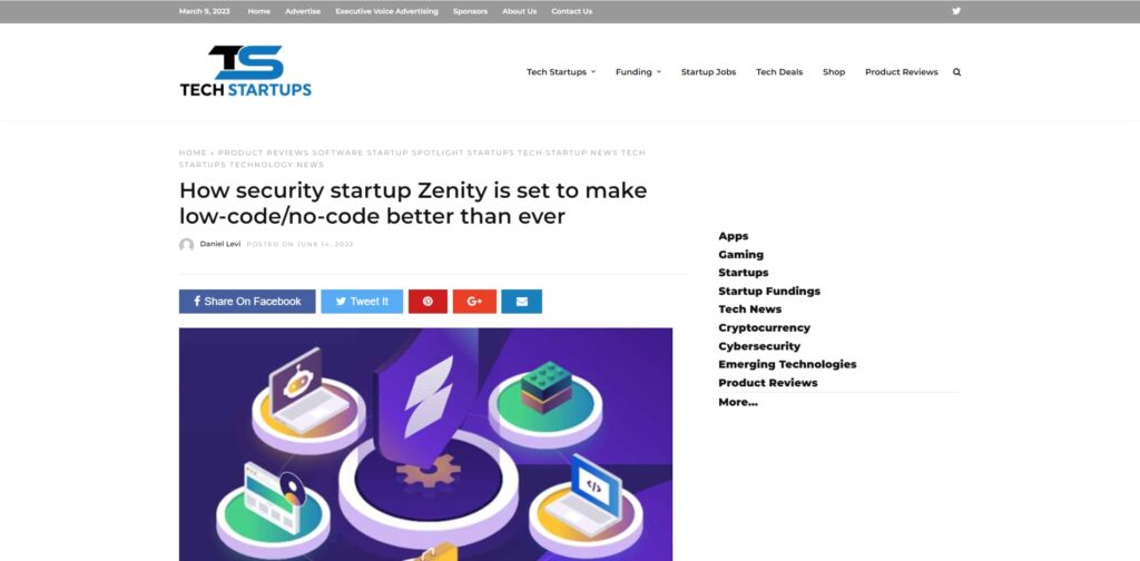 AI Agent Security | How security startup Zenity is set to make low-code/no-code better than ever ...