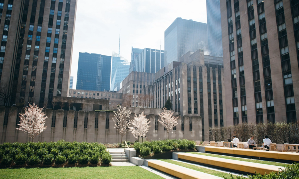 Go Inside Radio Park, the Rooftop Garden Above Radio City Music Hall in NYC