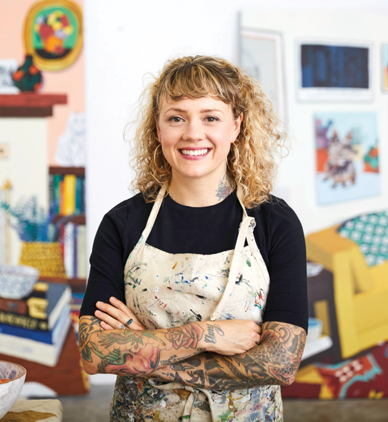 Hilary Pecis Brings Still-Life Art to Rockefeller Center