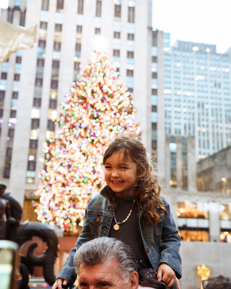 Christmas Tree arrival at Rockefeller Center