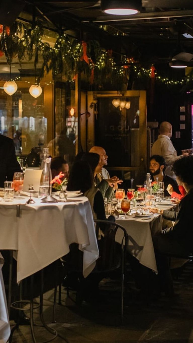 Après Skate Chalets presented by Balsam Hill at Rockefeller Center