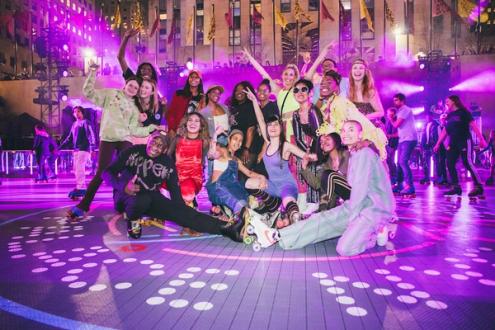 Flipper’s Roller Boogie Palace Comes to Rockefeller Center
