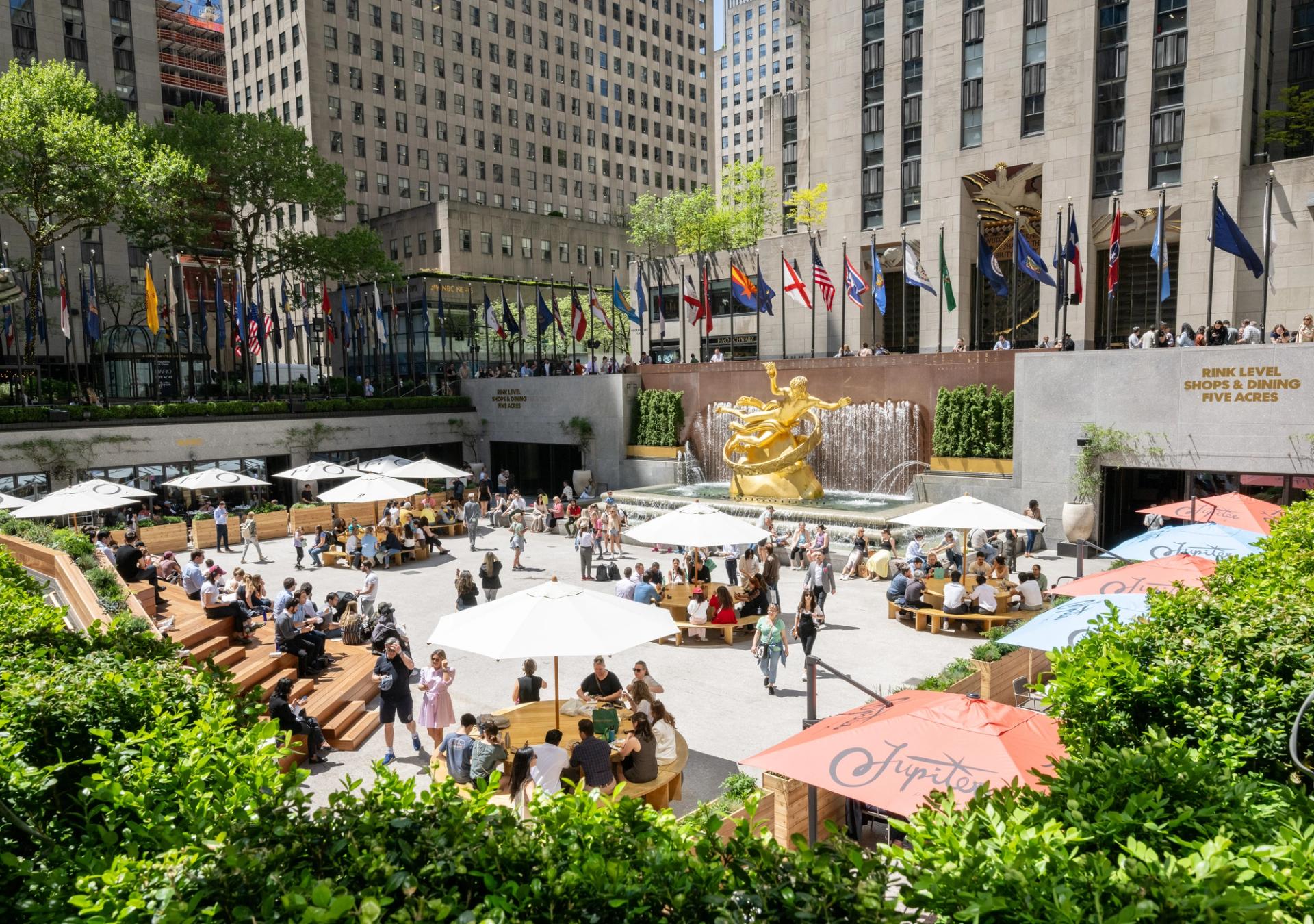 Enjoy Summer at The Rink at Rockefeller Center
