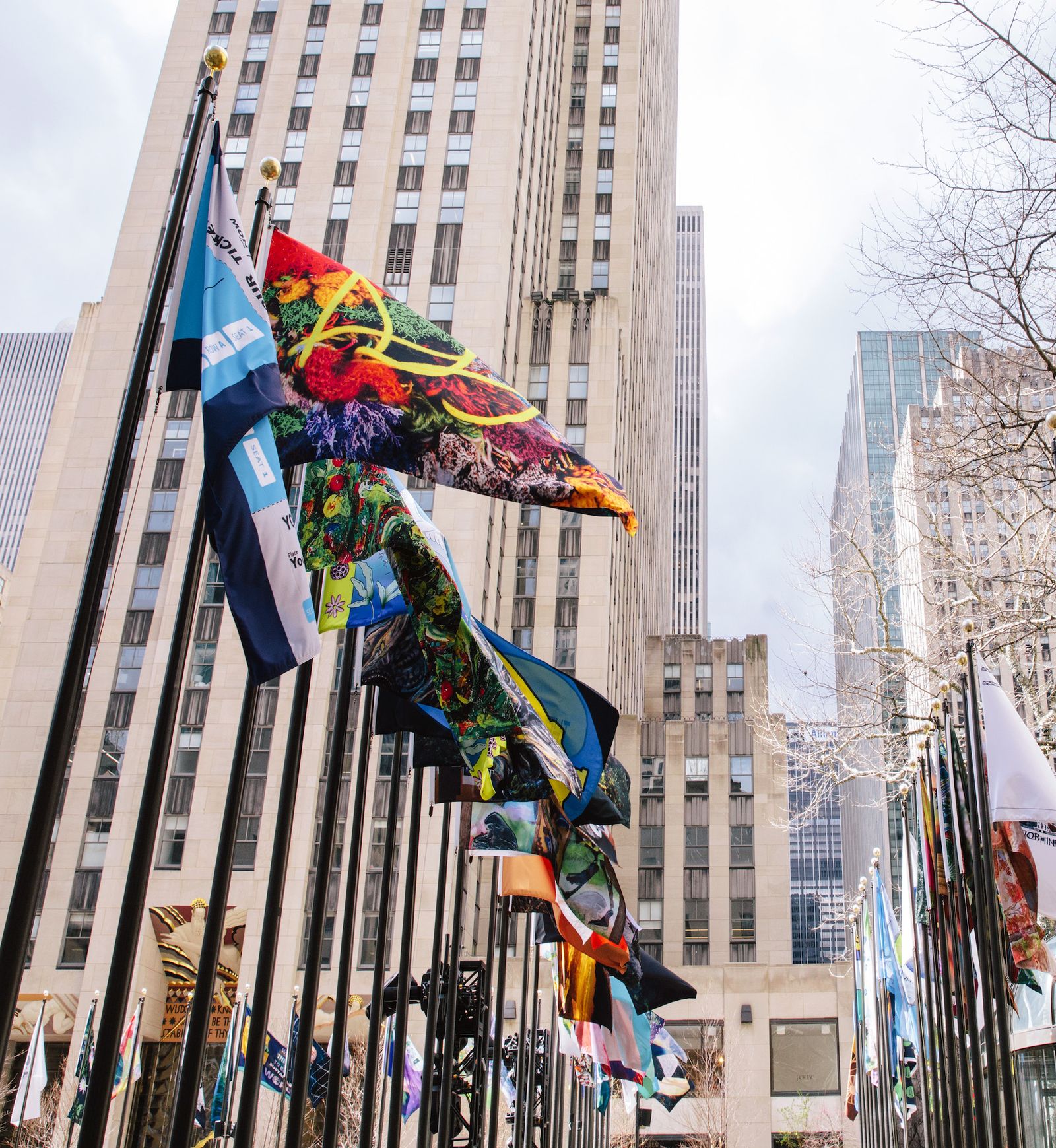 Artist Hugo McCloud Brings His Work to Rockefeller Center