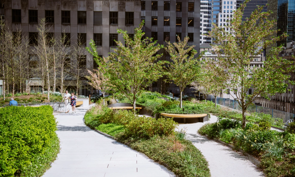 Go Inside Radio Park, the Rooftop Garden Above Radio City Music Hall in NYC