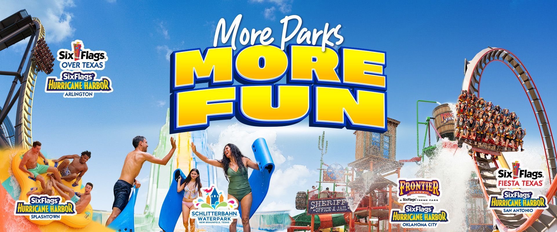 Six Flags Texas Theme Parks & Gold Pass Access