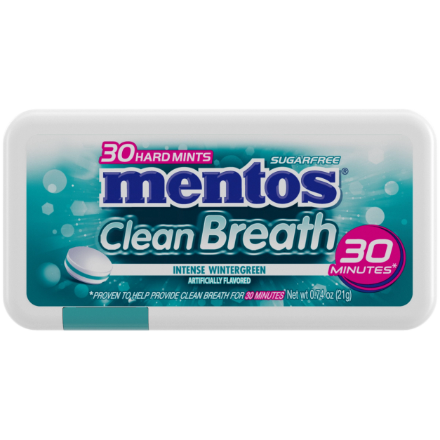 Mentos CleanBreath Mints Intense Wintergreen - 30PC Pack | Mentos US