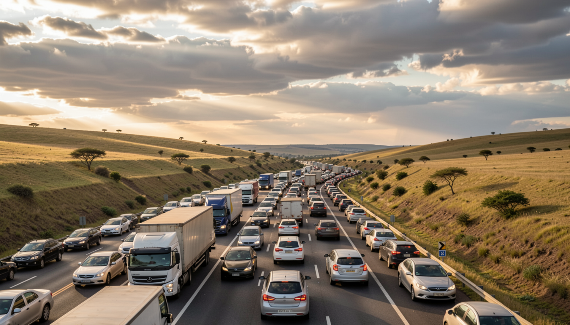 N3 Highway Gridlock: Truck Blockade Near Harrismith Strands Commuters ...