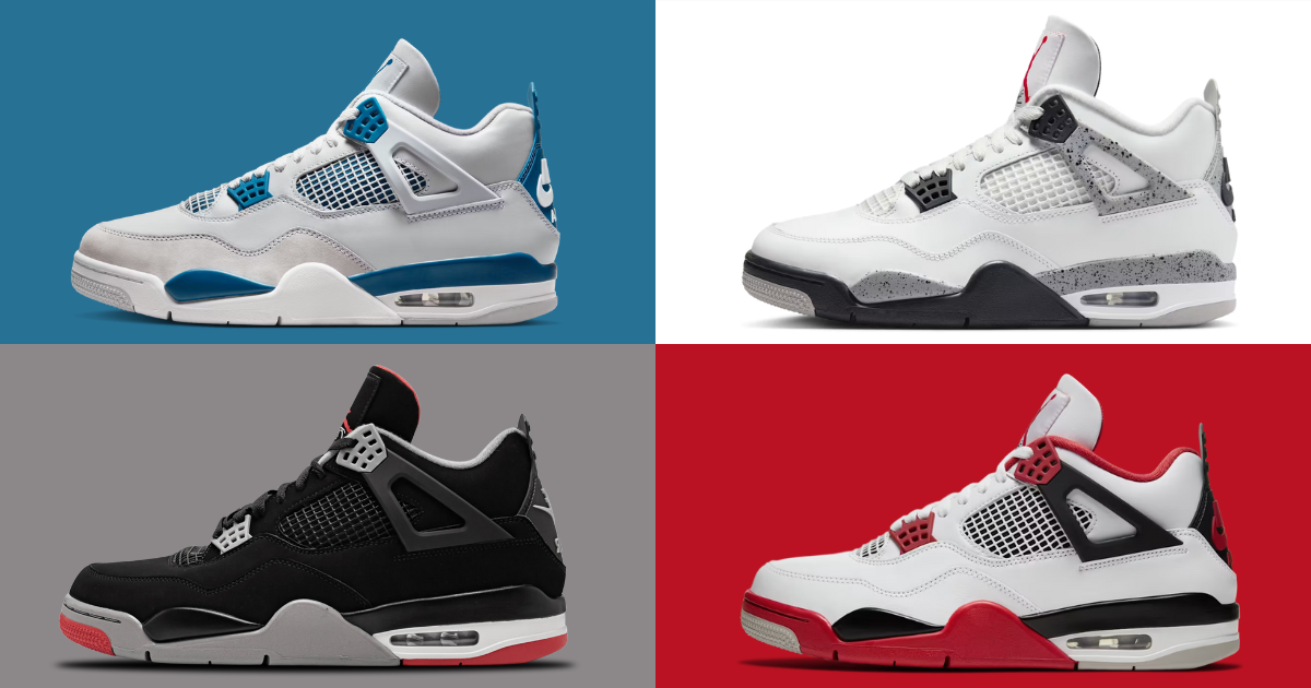 Fast Facts: The Four OG Air Jordan 4 Colourways, Explained - Features