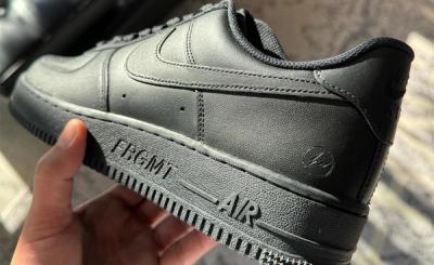A Second Fragment Design x Nike AF-1 Colourway Appears in All-Black ...