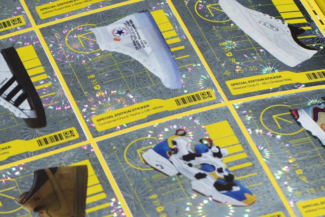 BŌLD and Panini Create epic Álbum de Sneakers Sticker Book - Sneaker ...