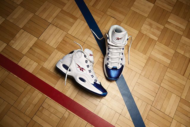 Reebok Retro the Question Mid ‘Blue Toe’ - Sneaker Freaker