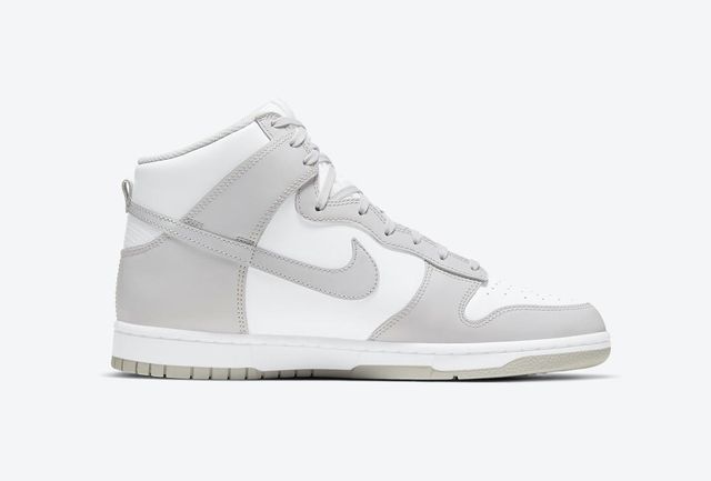 The Nike Dunk High Comes Out to Play in White and Grey - Sneaker Freaker