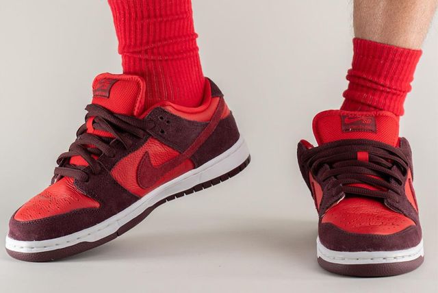 Official Images are Out! Nike SB Dunk Low 'Cherry' - Sneaker Freaker