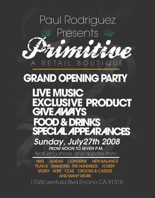 P-Rod Presents - Primitive Store Opening - Sneaker Freaker
