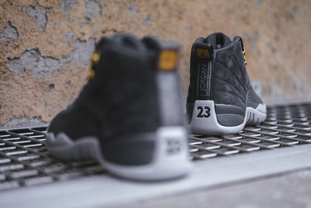 Air Jordan 12 'Dark Grey' Up Close and On-Foot - Sneaker Freaker
