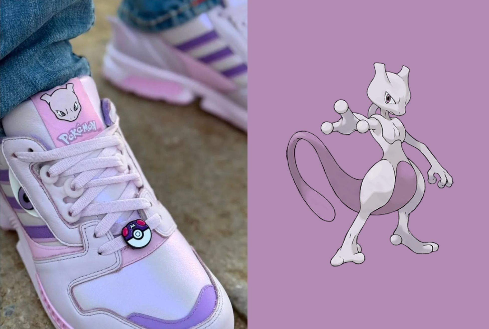 Don’t Sleep on the Pokémon x adidas ZX 8000 ‘Mewtwo’ - Releases