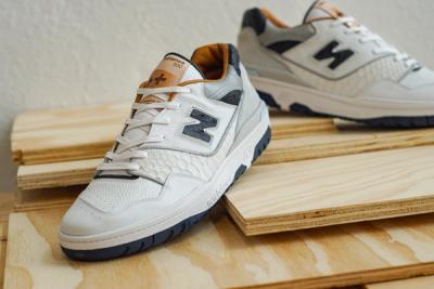 JBF Crafts New Balance 550 with Genuine Python and Ostrich Leather ...