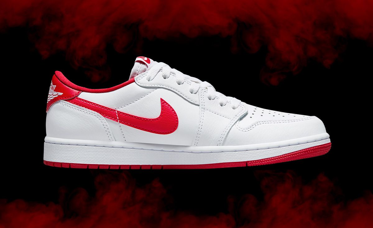 University Red Accents the Air Jordan 1 Low OG - Releases