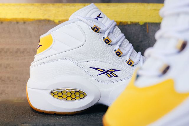 Reebok Re-Up the Question Mid ‘Yellow Toe’ - Sneaker Freaker