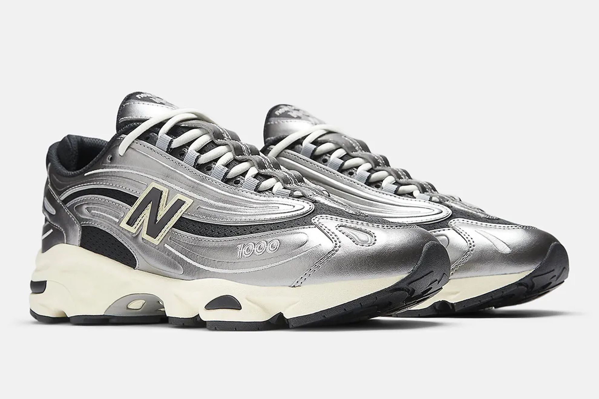 Dave Shows Off the 'Silver Metallic' New Balance 1000 - Releases