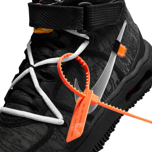 Official Images of the Off-White x Nike Air Force 1 Mid in Black ...