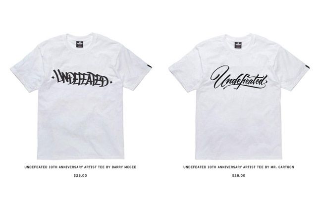 Exclusive Undefeated Artist Tees - Industry News