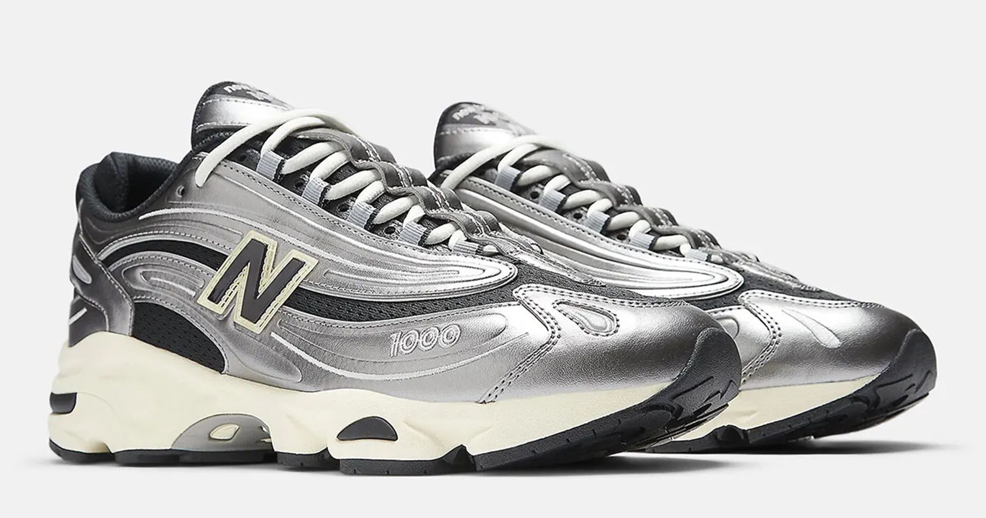 Dave Shows Off the 'Silver Metallic' New Balance 1000 - Releases