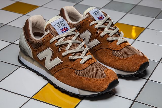 New Balance 575 Made In UK (Dark Blue And Rust) - Sneaker Freaker