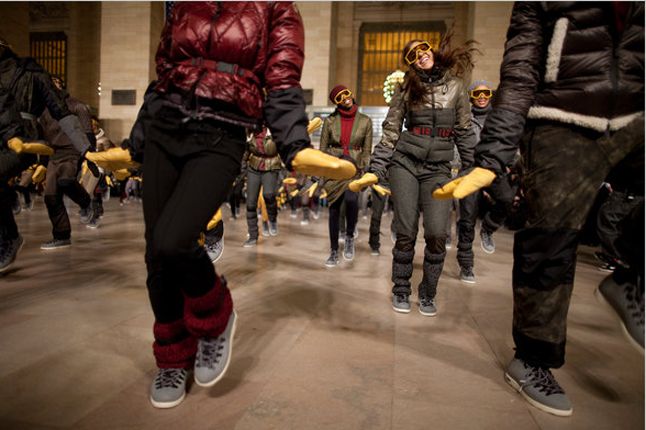 Moncler X Native Fashion Week Flash Mob - Sneaker Freaker