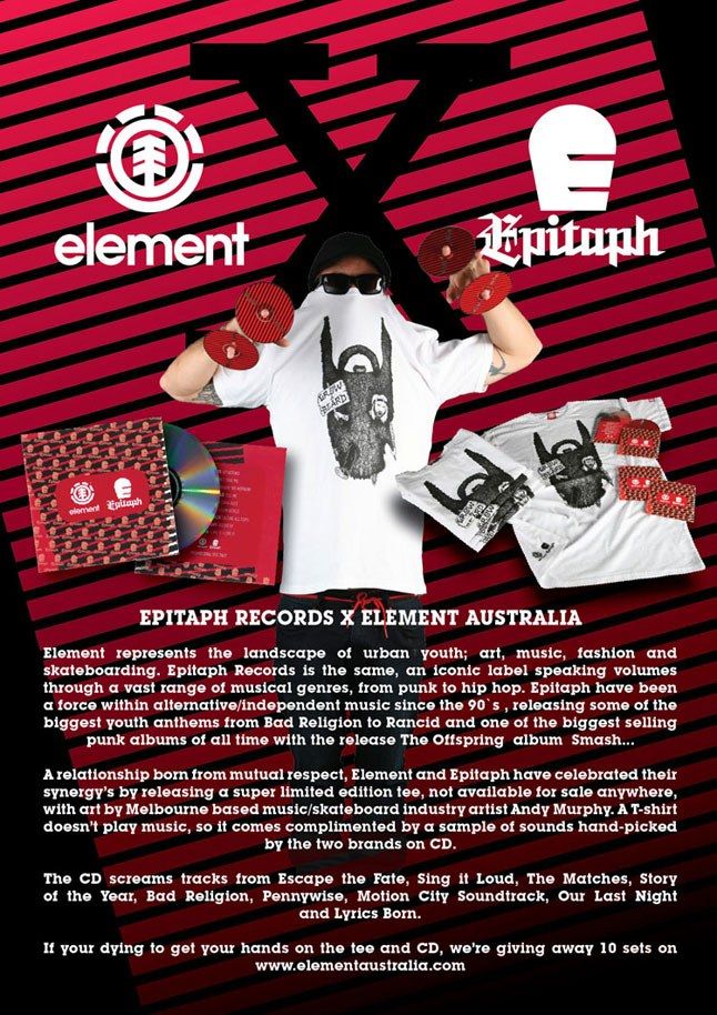 Epitaph Records X Element Australia - Sneaker Freaker