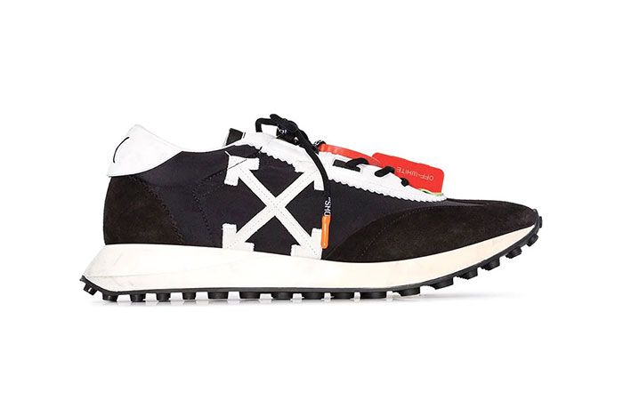 Off-White Deliver Two Sporty 70s-Inspired Running Sneakers - Releases