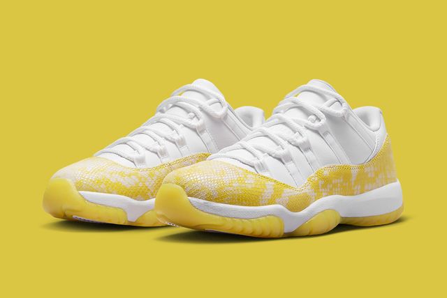 Where to Buy the Air Jordan 11 Low ‘Yellow Snakeskin’ - Sneaker Freaker