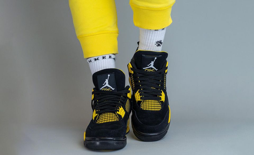 Where to Buy the 2023 Air Jordan 4 ‘Thunder’ Retro - Sneaker Freaker
