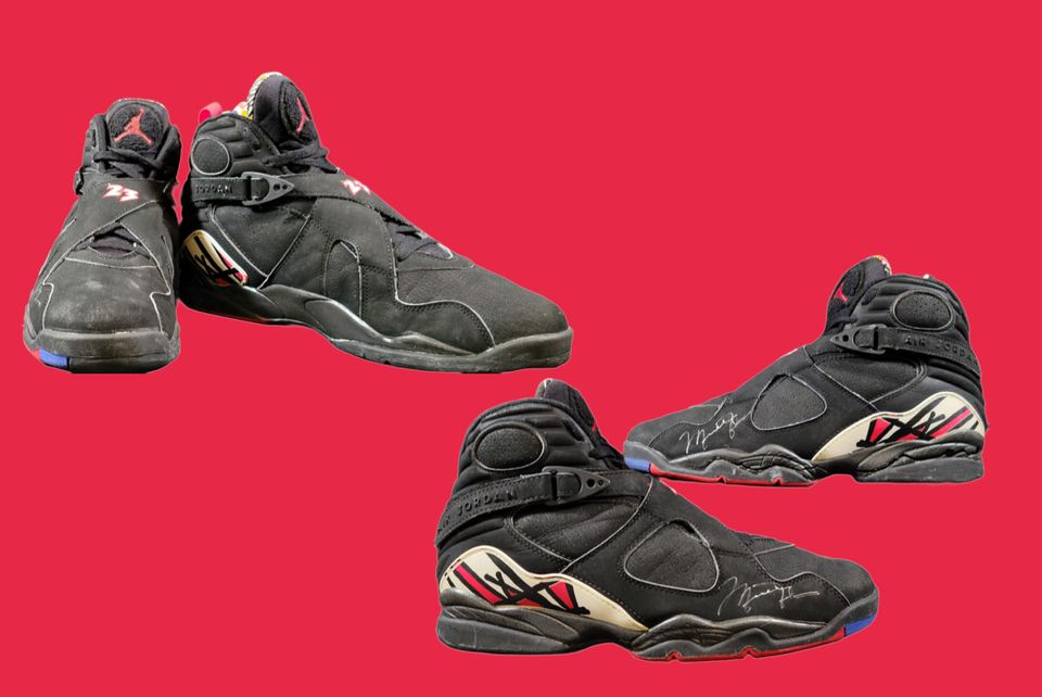 Michael Jordan’s Game-Worn Air Jordan 8s Hit Auction - Sneaker Freaker