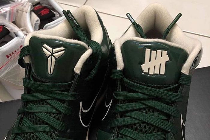 First Look: Undefeated x Nike Kobe 4 Protro in Dark Green