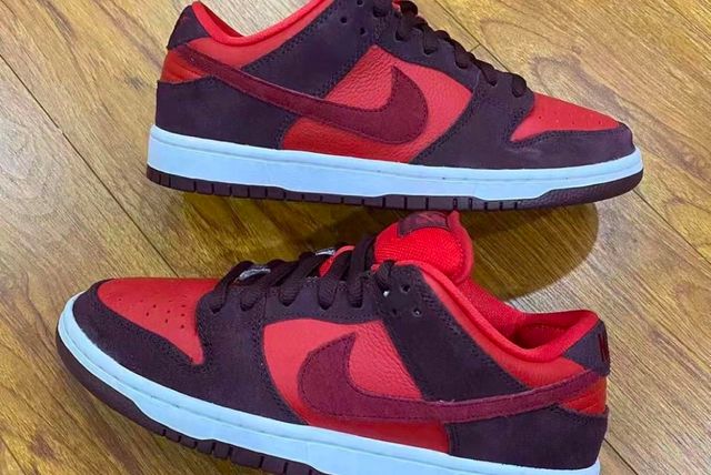 Official Images are Out! Nike SB Dunk Low 'Cherry' - Sneaker Freaker