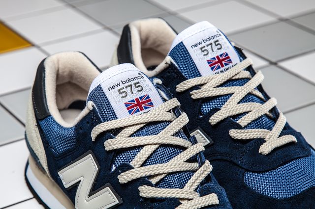 New Balance 575 Made In UK (Dark Blue And Rust) - Sneaker Freaker
