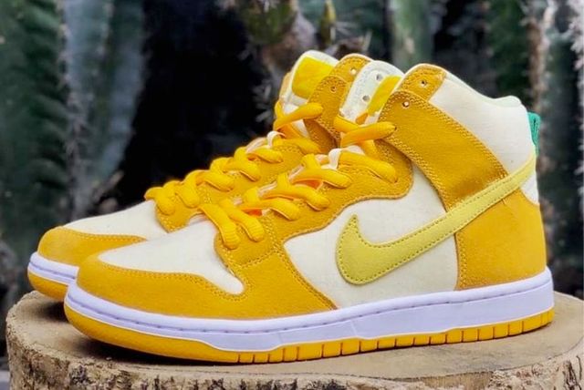 Official Images: Nike SB Dunk High 'Pineapple' - Sneaker Freaker