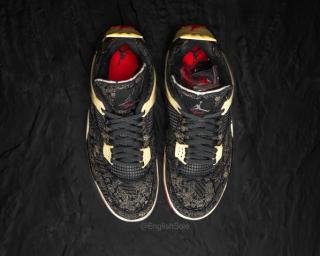 Closer Look: Steve Wiebe Inks Jayson Tatum’s Air Jordan 4 PE - Sneaker ...