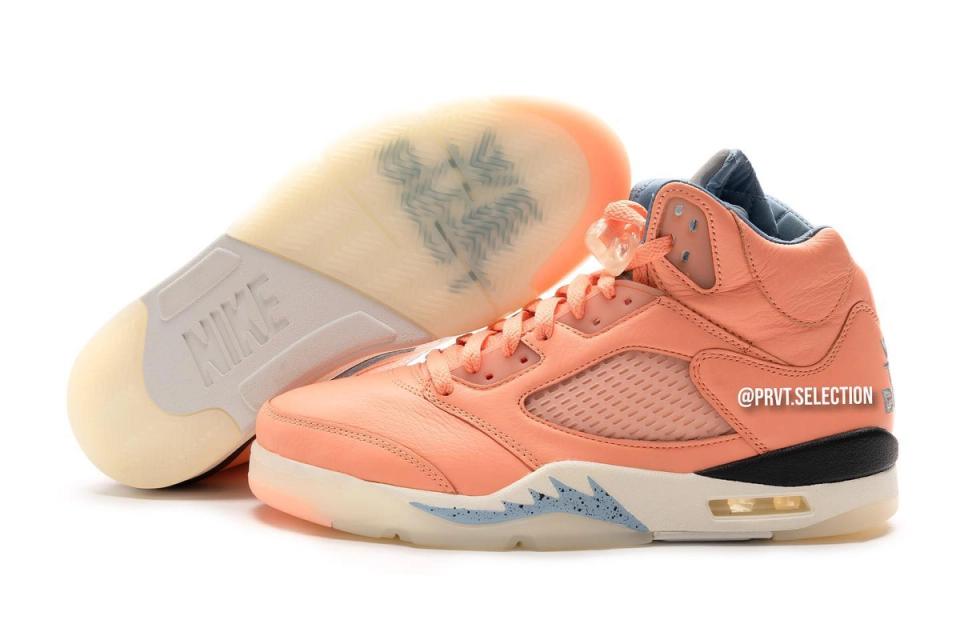 Official Images: DJ Khaled x Air Jordan 5 ‘Washed Yellow' - Sneaker Freaker