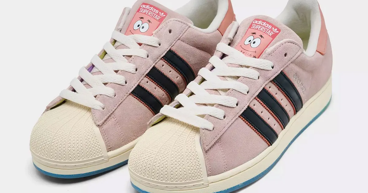 Shell Yeah! Patrick Star Takes the adidas Superstar Under the Sea ...