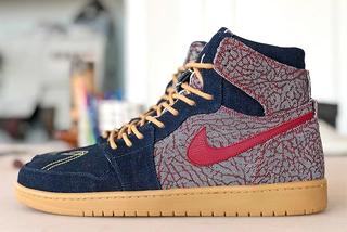 These Denim Air Jordan 1s Were Crafted From a Vintage Jordan Pack ...