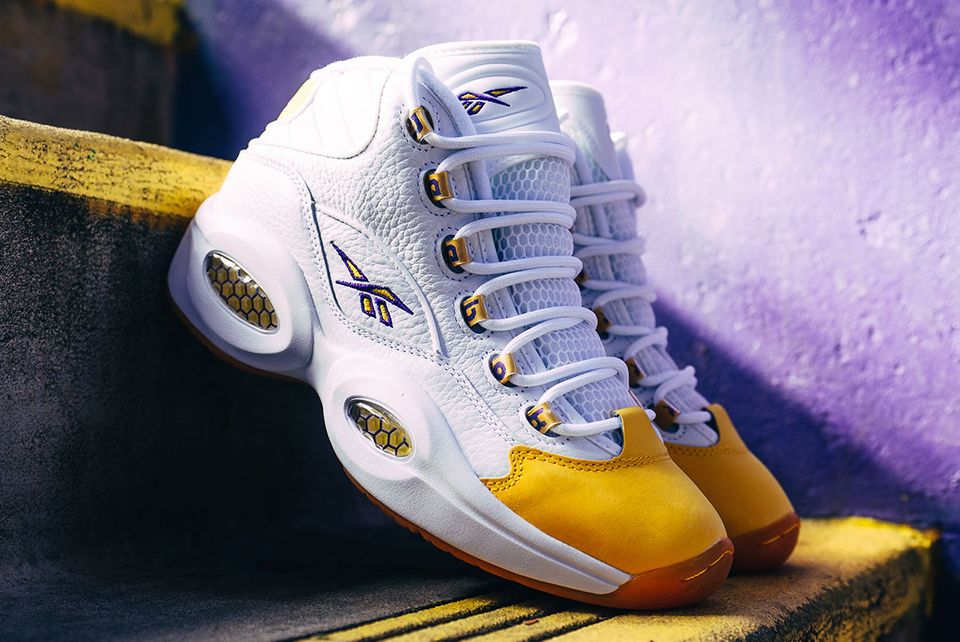Reebok Re-Up the Question Mid ‘Yellow Toe’ - Sneaker Freaker