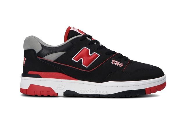 The Black and Red New Balance 550 Has Arrived - Sneaker Freaker