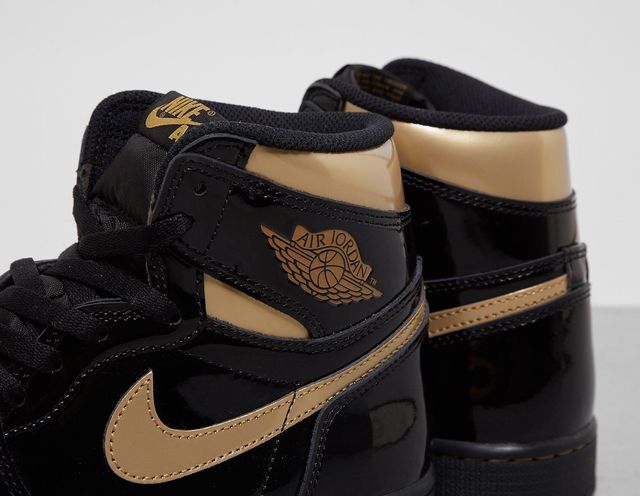 The Air Jordan 1 Prepares to Launch in Black and Metallic Gold ...