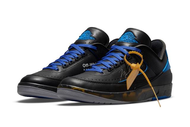 Official Images: Off-White x Air Jordan 2 Low in Black/Blue - Sneaker ...