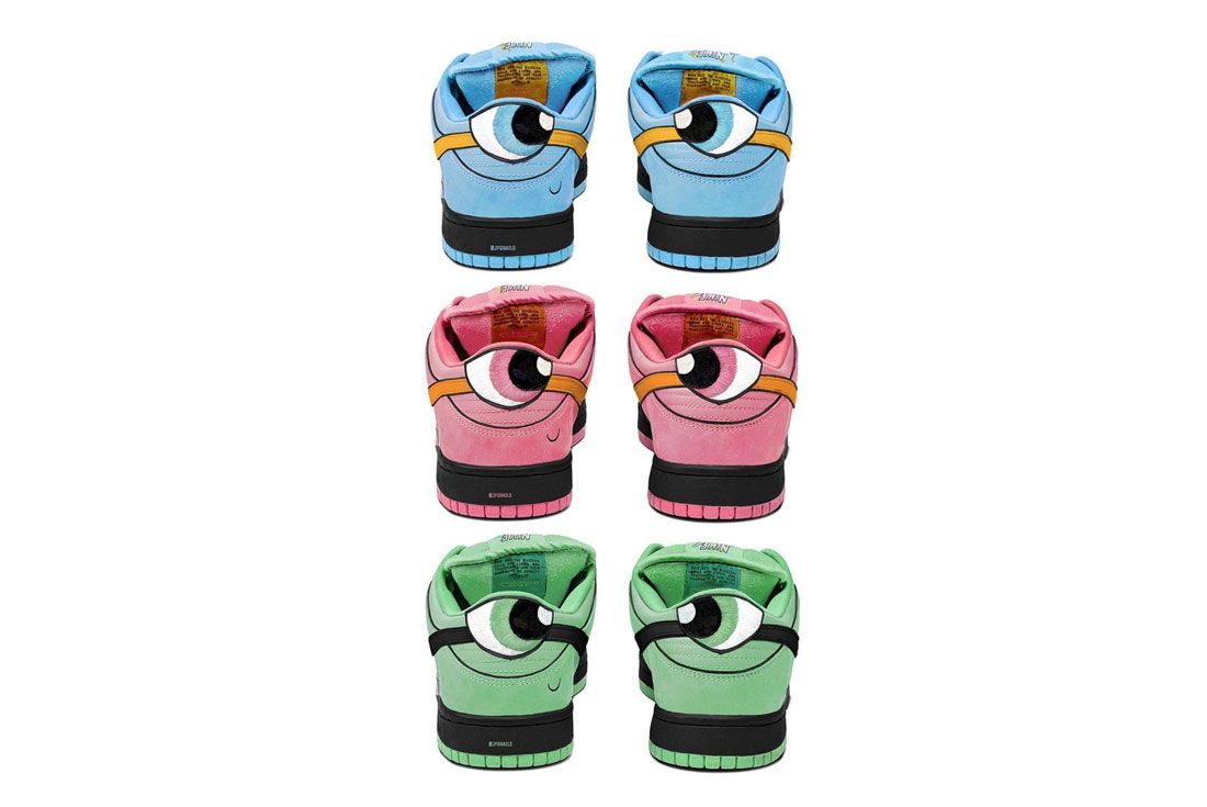Powerpuff Girls x Nike SB Dunk Low - Sneaker Freaker Powerpuff Girls x Nike SB Dunk Low - Sneaker Freaker