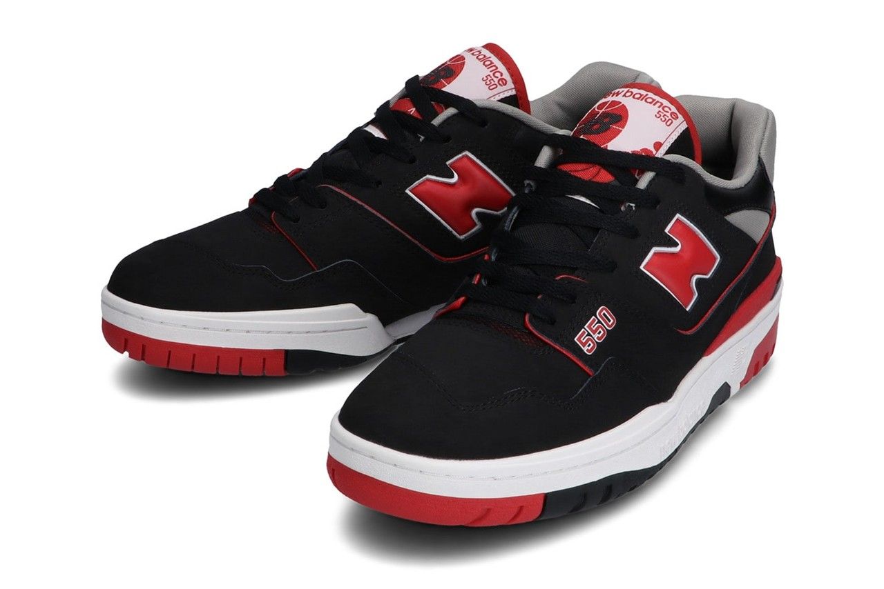 The Black and Red New Balance 550 Has Arrived - Releases